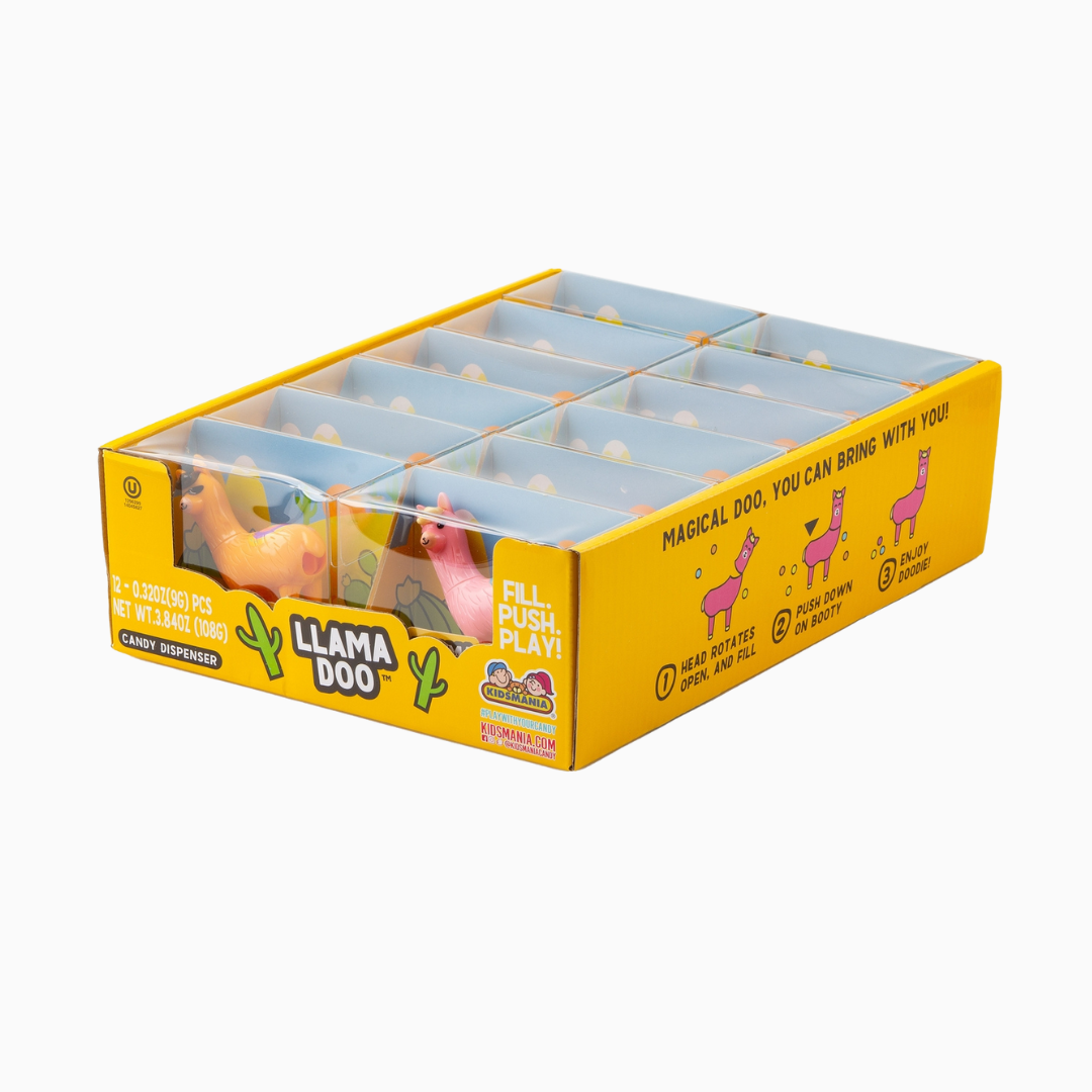 Toy Llama Doo Candy – 12 Count | Fun Candy Dispensing Toy for Kids