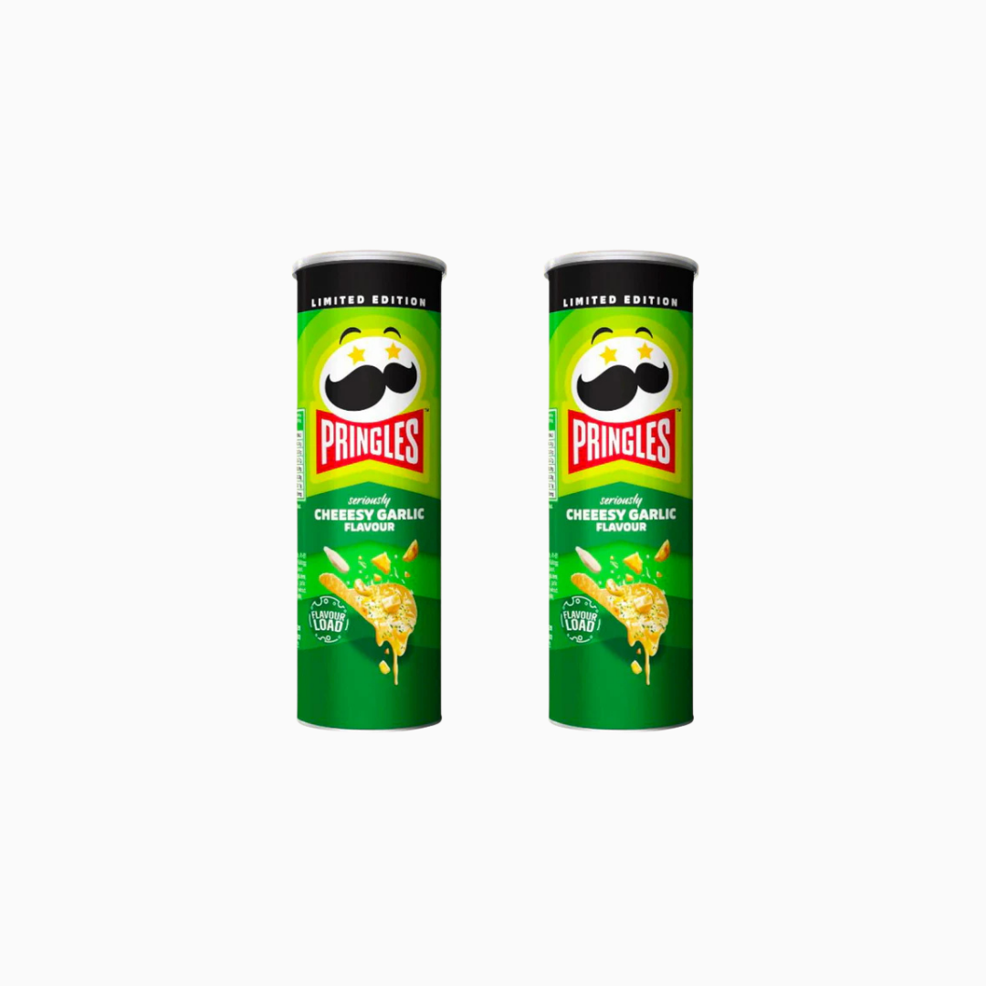 Buy Pringles Rich Cheesy Garlic Crisps Online - Vendgru