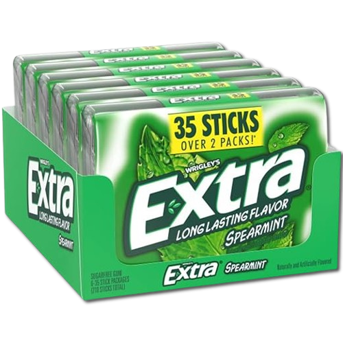 Wrigley's Extra Sugar Free Gum Mega Pack (6 Pack)